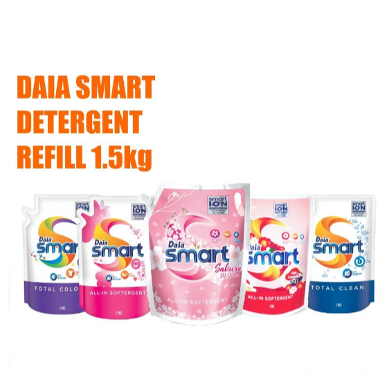 CHEAPEST IN TOWN !!! DAIA SMART SOFTERGENT 1.5KG / SAKURA BLOOM /ALL IN ...