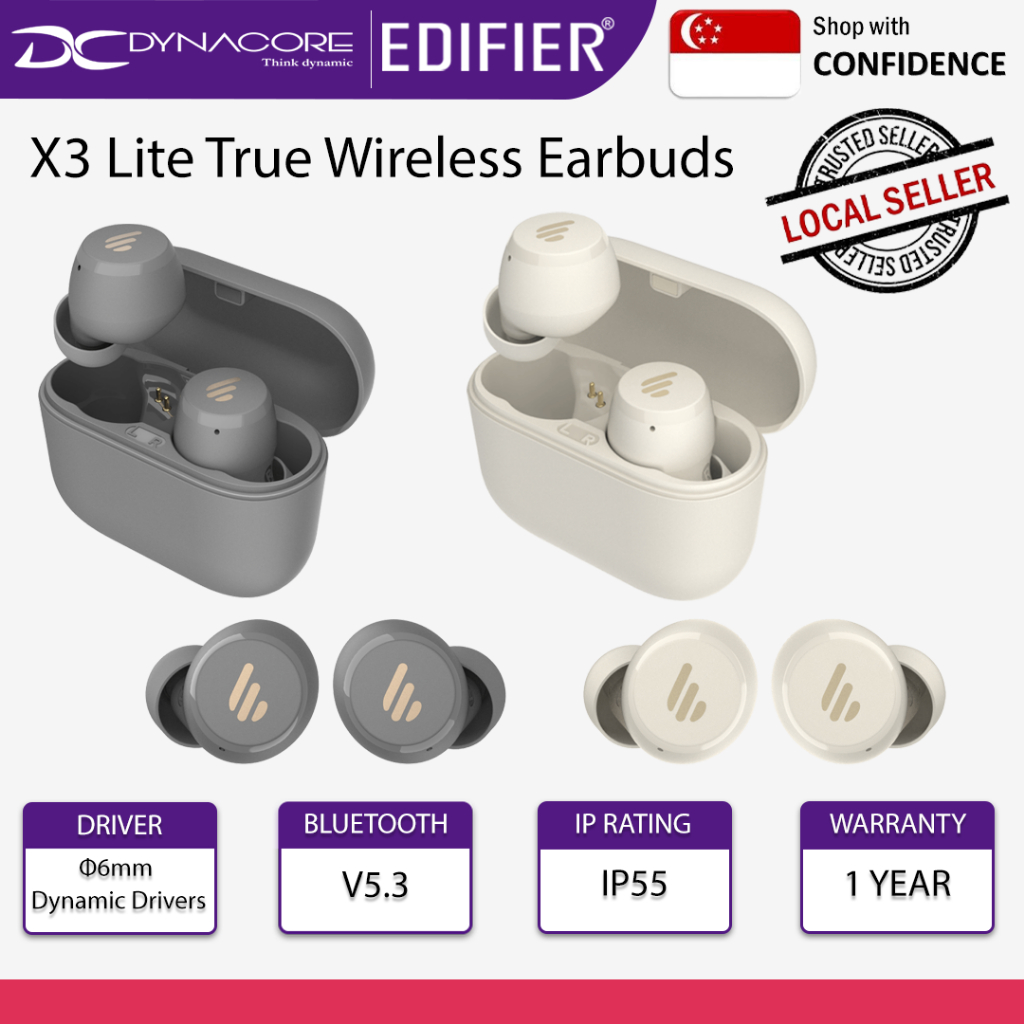 Edifier X3 Lite True Wireless Earbuds | Shopee Singapore