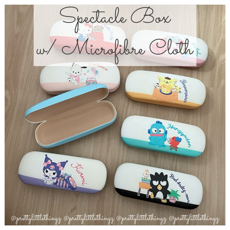 ️NEW DESIGNS * SG READY STOCK * Spectacle Box w/ Microfibre Cloth ...