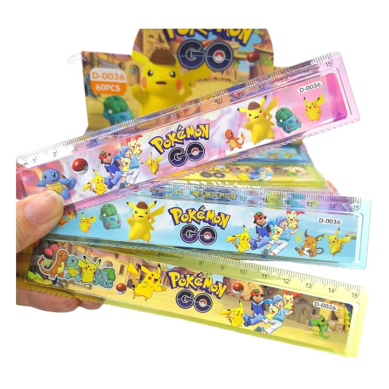MANY DESIGN Pokemon Kids Ruler l Children Stationary Emoji Labubu ...