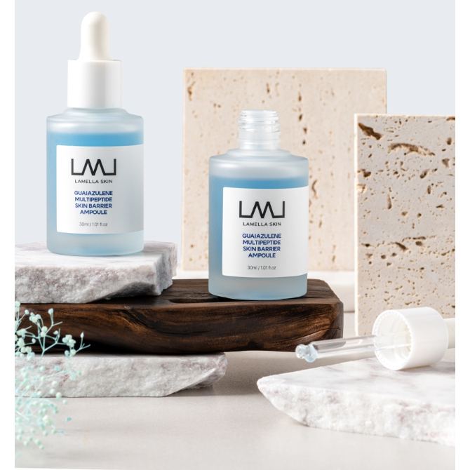 Lamella Skin, Guaiazulene Multipeptide Skin Barrier Ampoule | Shopee ...