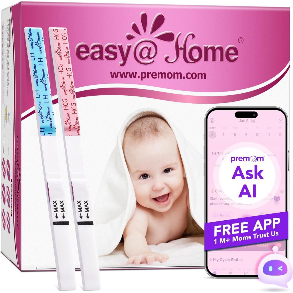 Easyhome Ovulation Test Strips And Pregnancy Test Strips Combo Kit Lh 2574