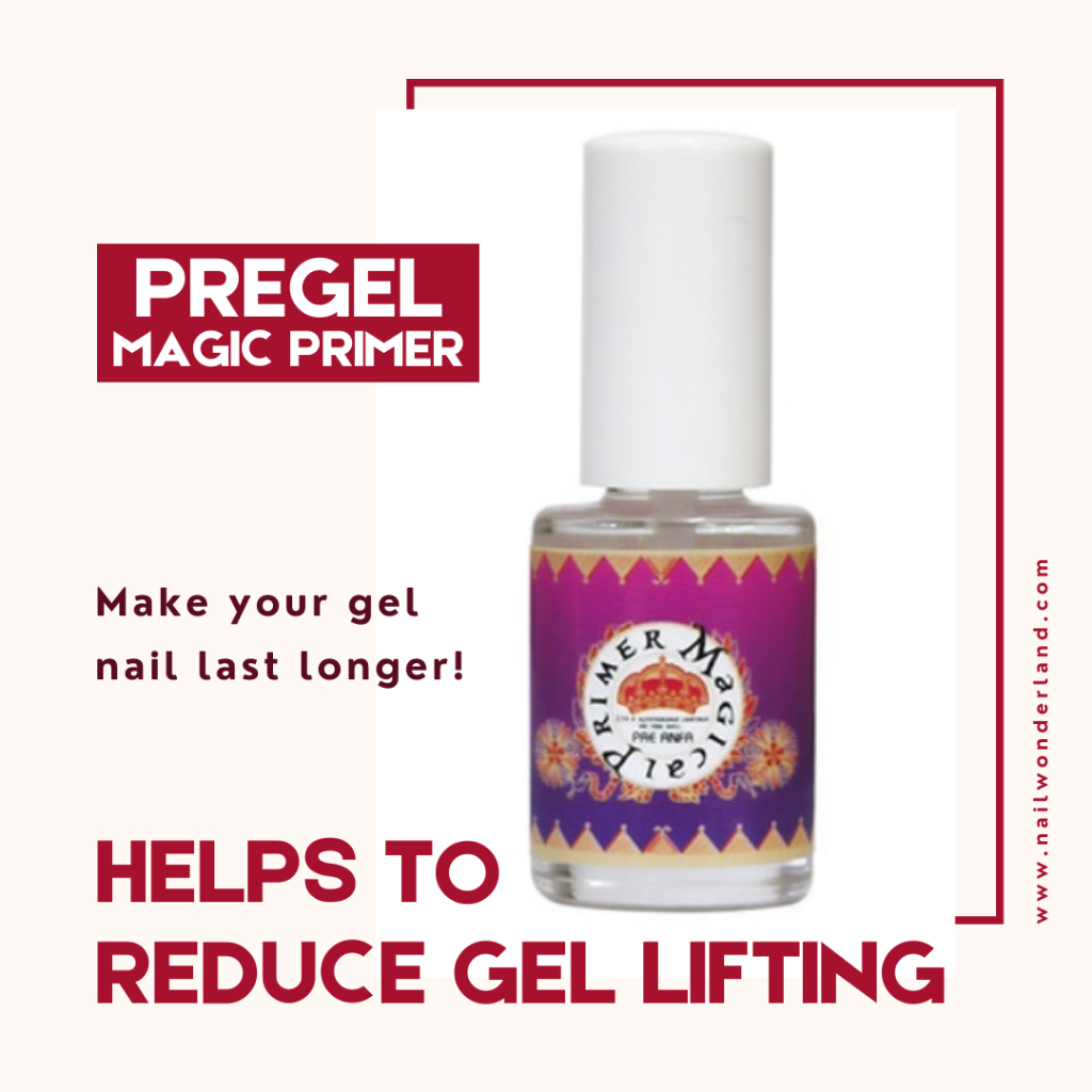 PREGEL Magical Primer from JAPAN **make gel nails last longer** [Nail ...