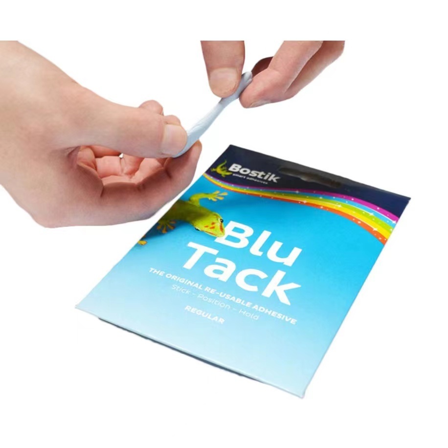 Bostik blue tack Blu-Tack Bluhacks blue tape glue dots removable glue ...