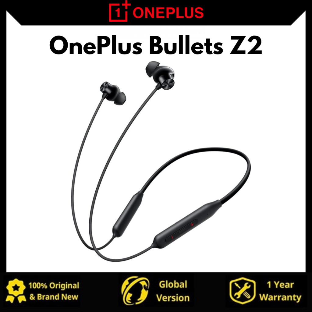 OnePlus Bullets Wireless Z2 | Wireless Earbuds | Bluetooth 5.0 ...