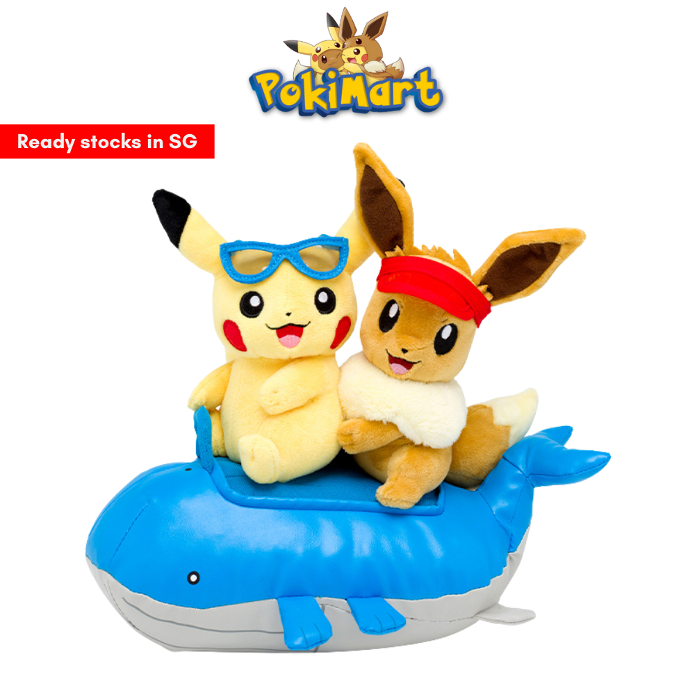 💯🇸🇬 Pikachu & Eevee Summer Season Plushie (READYSTOCK / ORIGNAL ...