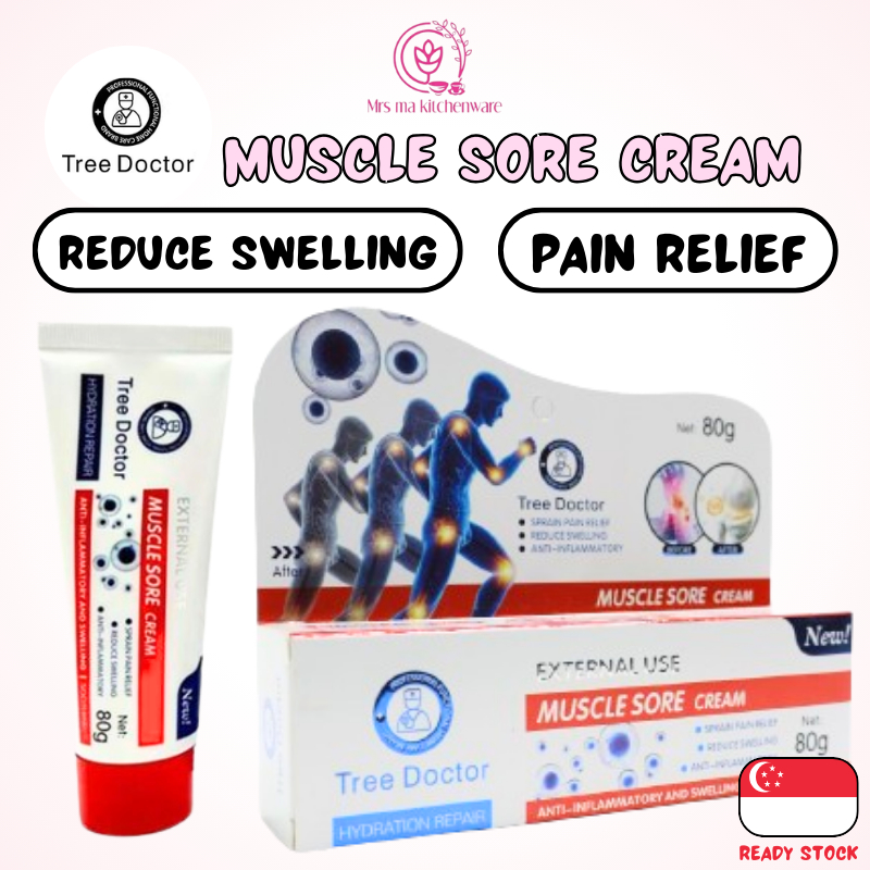 SG Ready Stock - Tree Doctor Muscle Sore Cream Muscle Pain Relief Cream ...