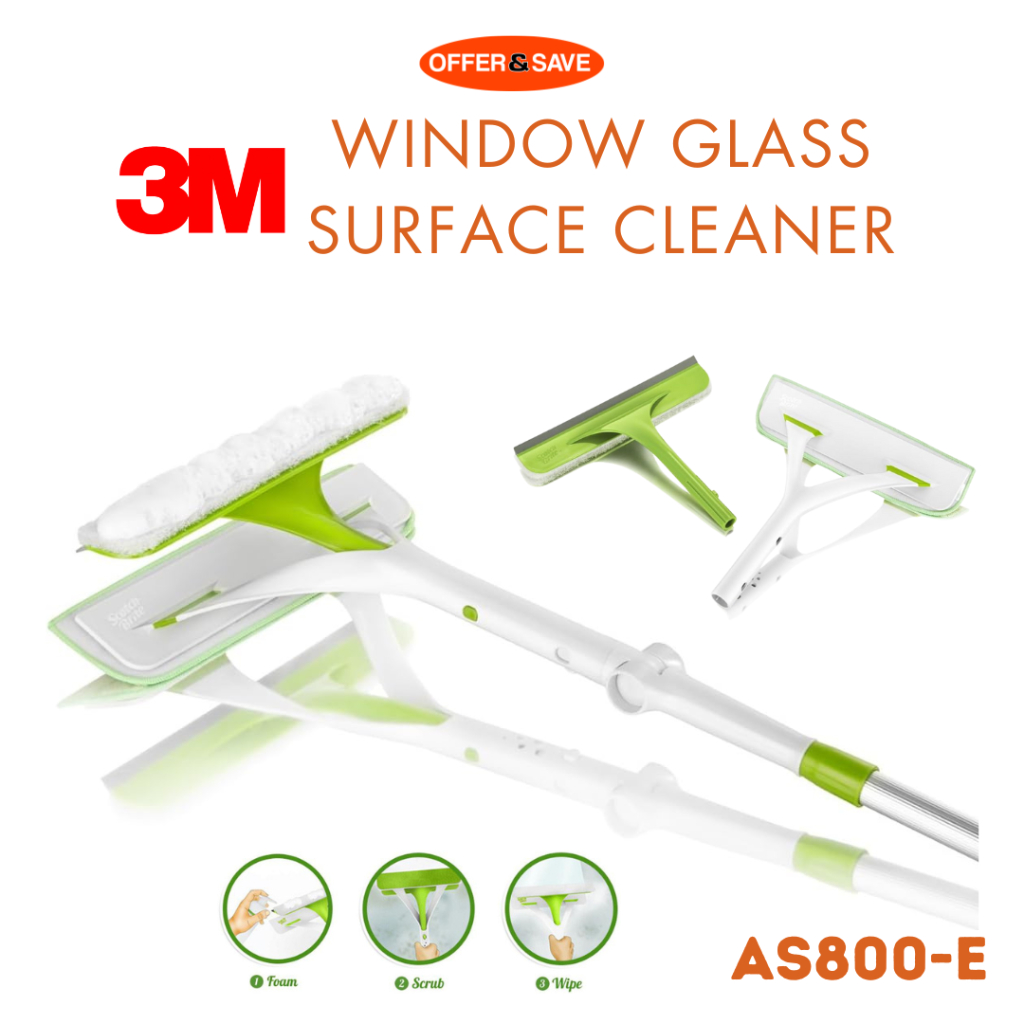 3M Scotch-Brite Multi Purpose Window Glass Surface Cleaner AS800-E ...
