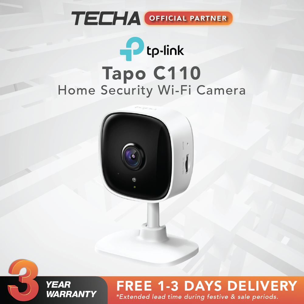 [FAST SHIP] TP-link Tapo C110 Home Security Wi-Fi Camera | Shopee Singapore