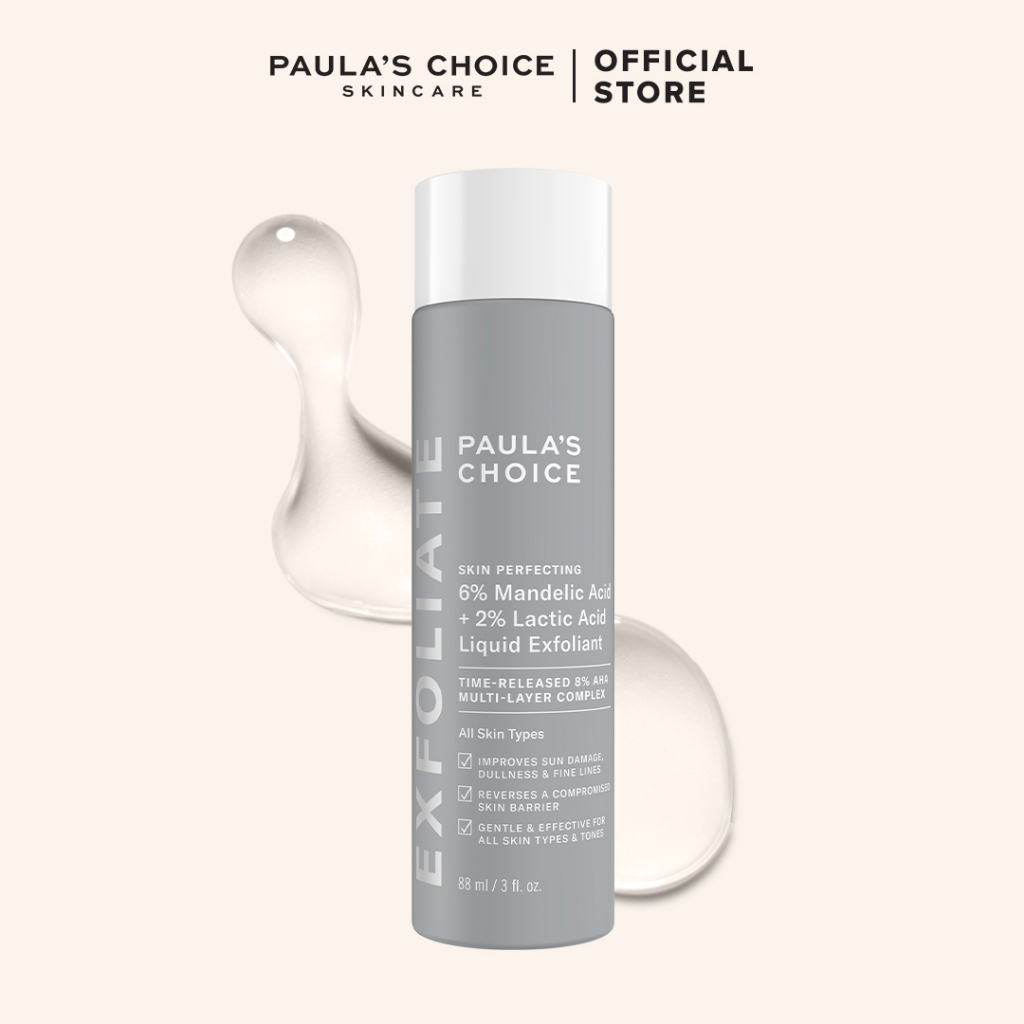 6% Mandelic Acid + 2% Lactic Acid Liquid Exfoliant | Shopee Singapore