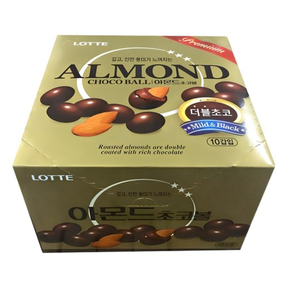 Lotte Almond Choco Ball (46g x 10 Pack) | Shopee Singapore