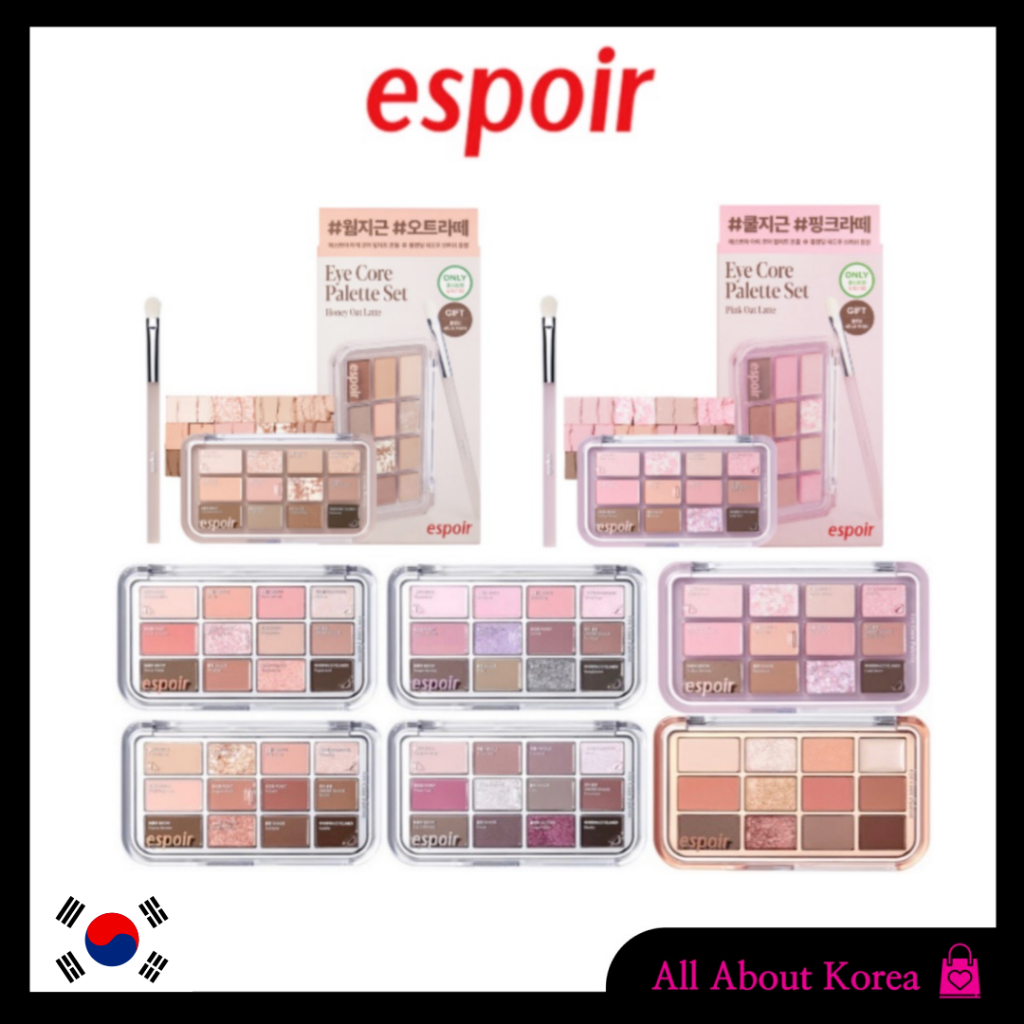 [ESPOIR]Eye Core Palette 7colors (+beush set) | Shopee Singapore