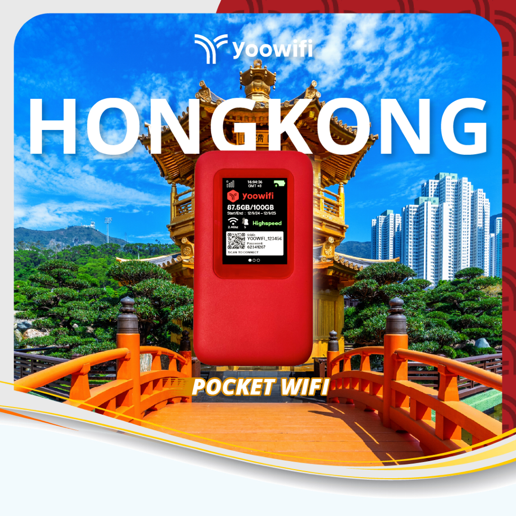 Yoowifi Hong Kong 10GB Unlimited data Pocket Wifi hotspot Rental Travel Wifi Mobile hotspot ...