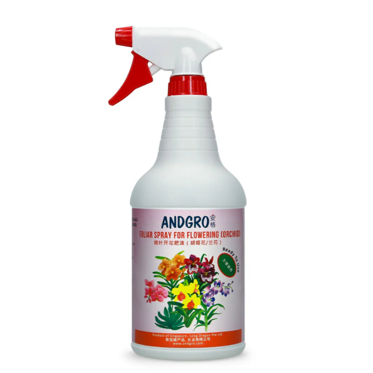 1L ANDGRO Orchid Formula Foliar Spray for Flowering House Home Plant ...