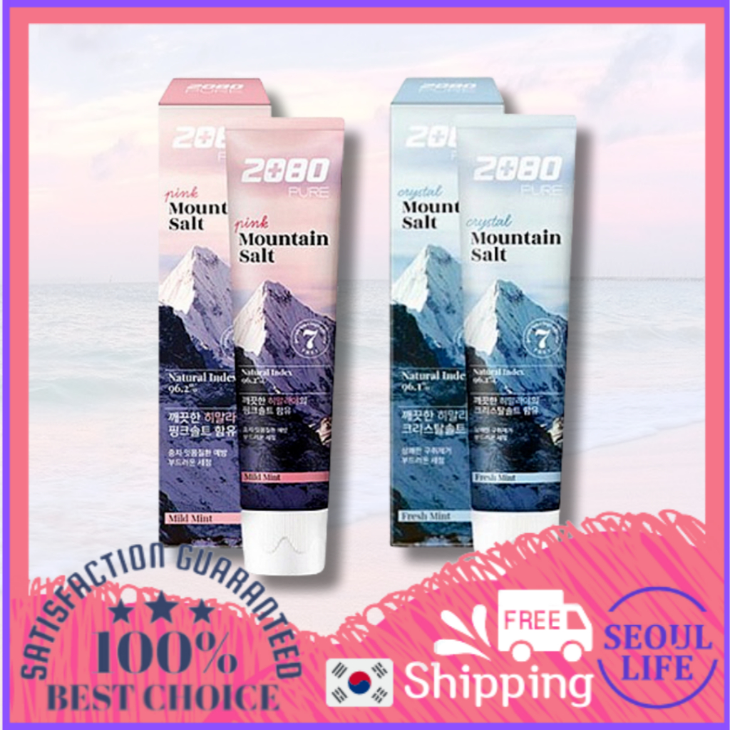 2080 Himalayan Pure Mountain Salt Toothpaste 150g 2types / Korean Toothpaste Dental Care ...
