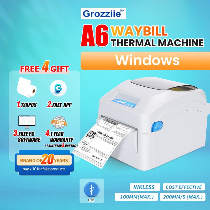 Thermal Printer Bluetooth Waybill Barcode Shipping Label Bluetooth ...