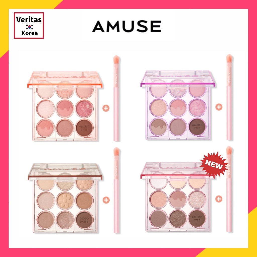 【AMUSE】 Eye color palette 4 colors | Shopee Singapore