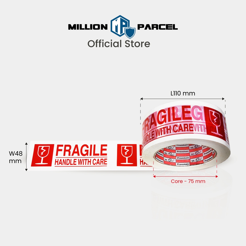 Millionparcel Fragile Tape | Adhesive Tape | OPP Tape | Clear Tape ...