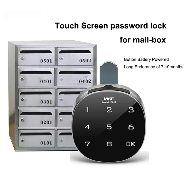 Digital Electronic Smart Mailbox Lock Touch Screen Lock File Iron Steel ...