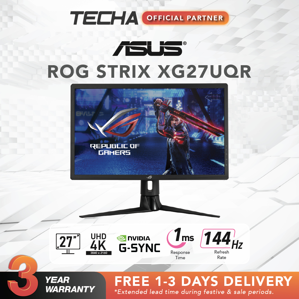ASUS XG27UQR | 27" 4K UHD | IPS | 144Hz | 1ms | Adaptive Sync Gaming ...