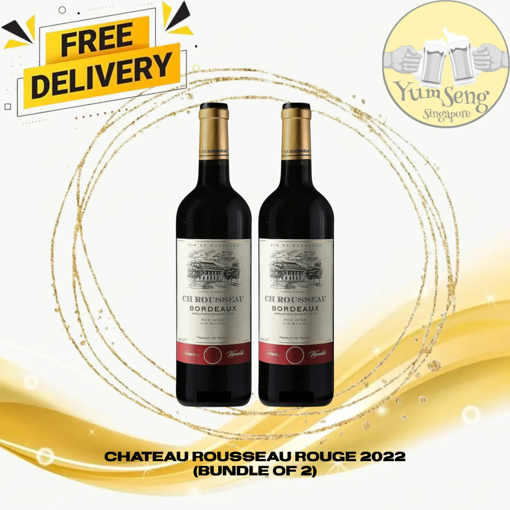 Chateau Rousseau Rouge 2022 (Bundle of 2) | Shopee Singapore