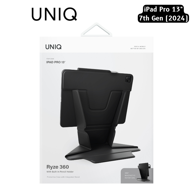 UNIQ Ryze 360 For iPad Pro 13" 7th Gen (M4) Smart Folding Folio Case ...