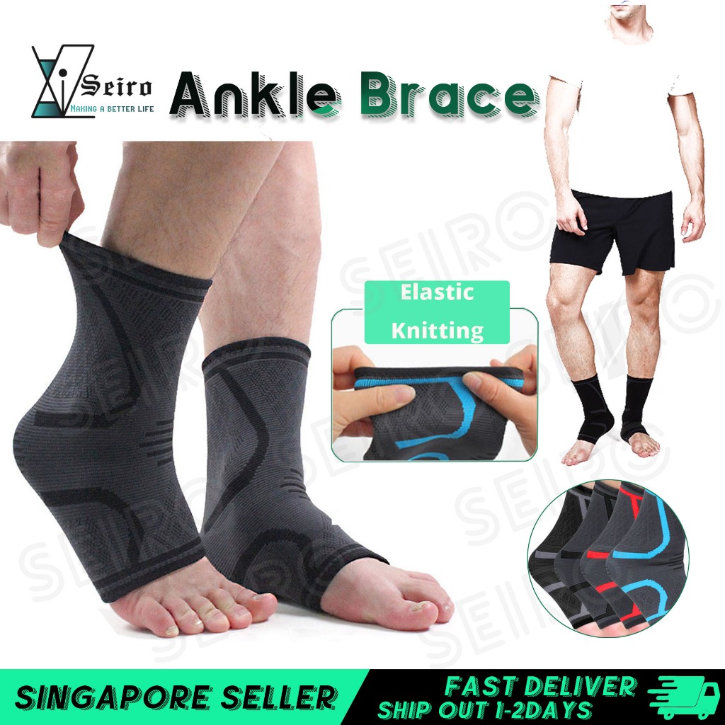 【SG】2PCS Compression Ankle Guard Ankle Brace Ankle Support Sleeve for ...