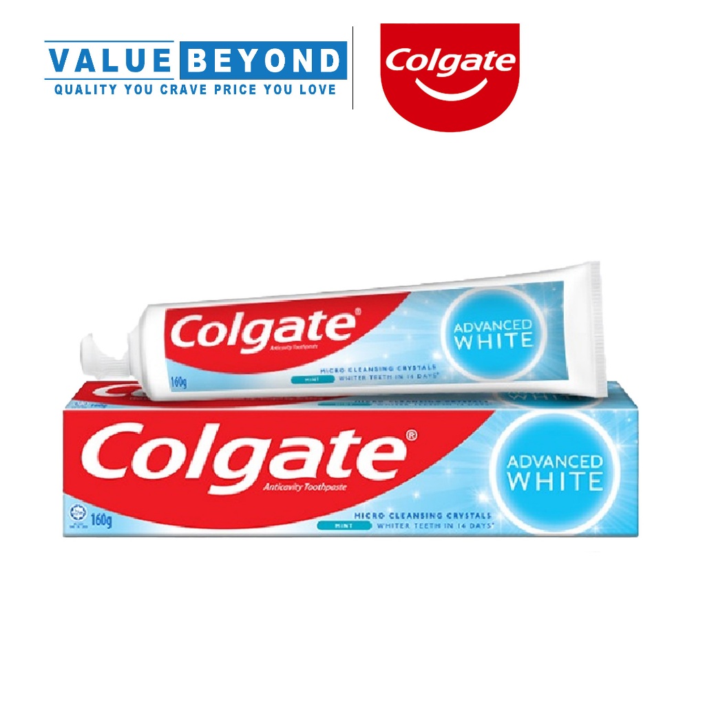 Colgate Toothpaste Advance Whitening 160g | Shopee Singapore