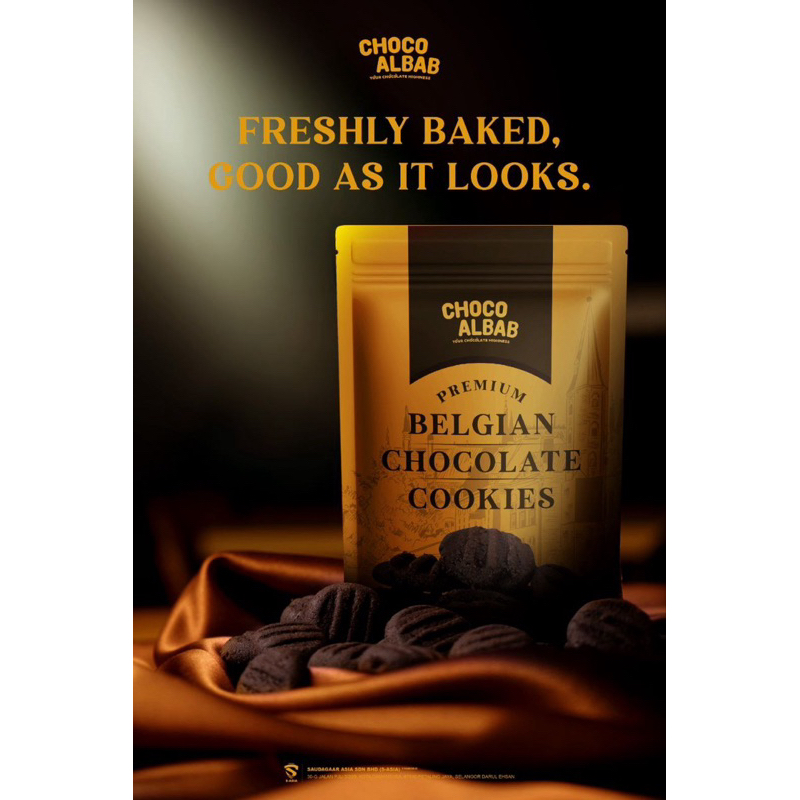 Choco Albab Belgian Chocolate/Vanilla Cookies (130g) | Shopee Singapore