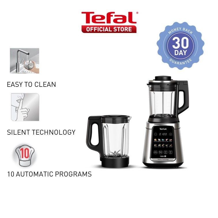 Tefal Ultrablend Silence Heating High Speed Blender BL98SC - 2000W, Hot ...