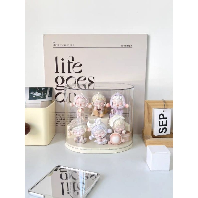 Popmart figurine display Ladder storage box in transparent | Shopee ...