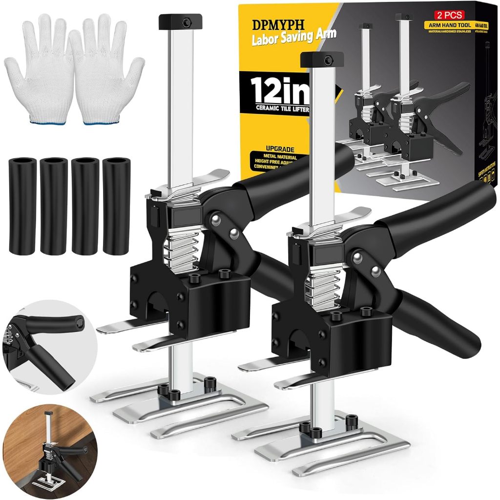 Labor Saving Arm Jack 2 Packs, 12-inch Arm Tool Lift, Drywall Lift ...