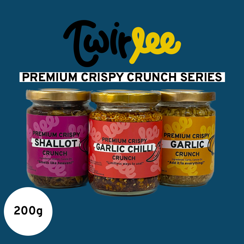 Twirlee Premium Crispy Garlic/Shallot/Garlic Chilli Crunch | Shopee ...