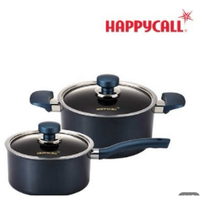 Happycall Classic Titanium Black IH 2 pc Cookware set - Code 3900-2222 ...