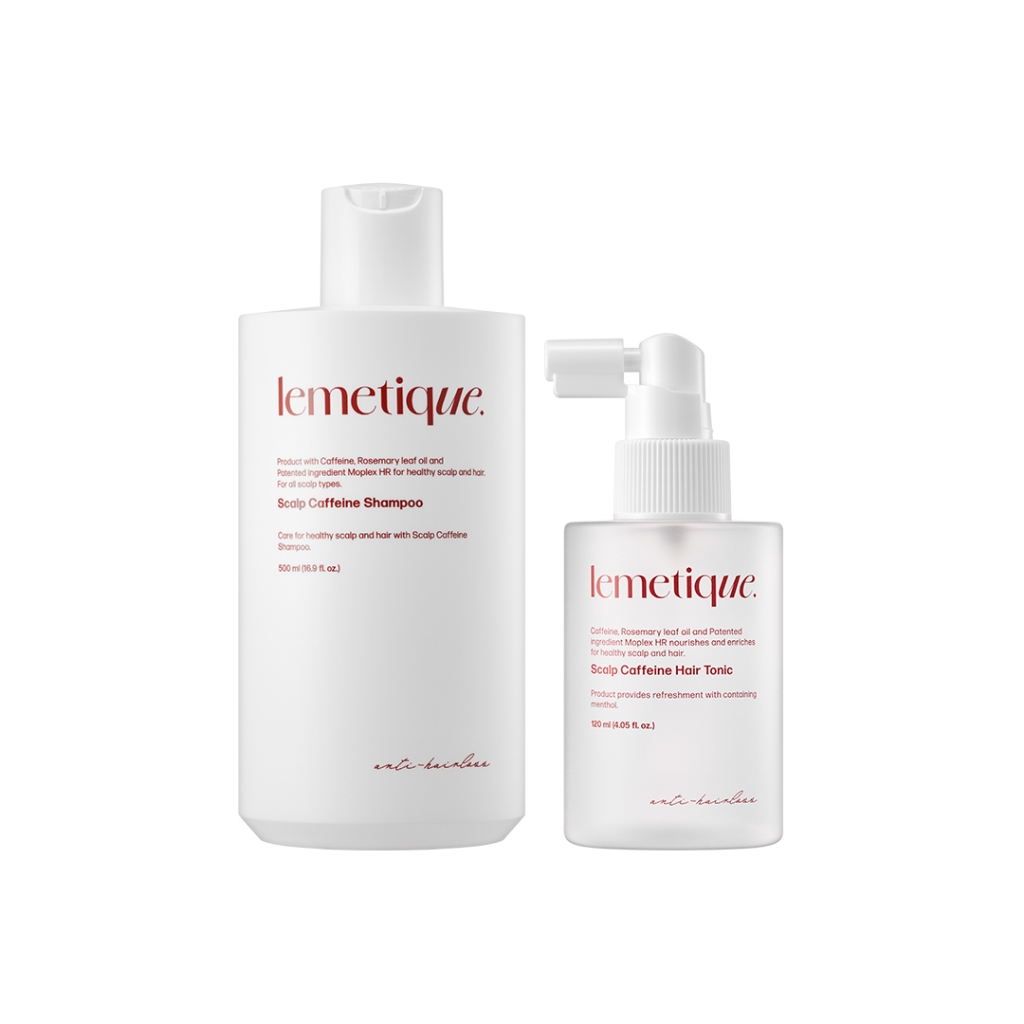 Lemetique Scalp Caffeine Daily Clinic Set | Shopee Singapore
