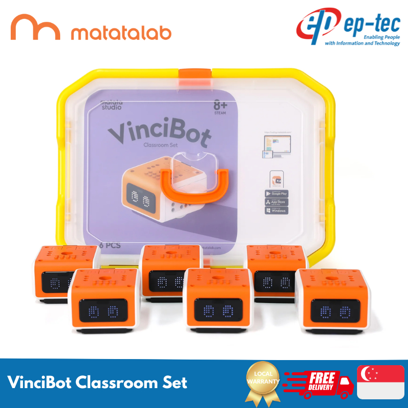 MatataStudio VinciBot Classroom Set Coding | STEM Educational Toys Ages ...
