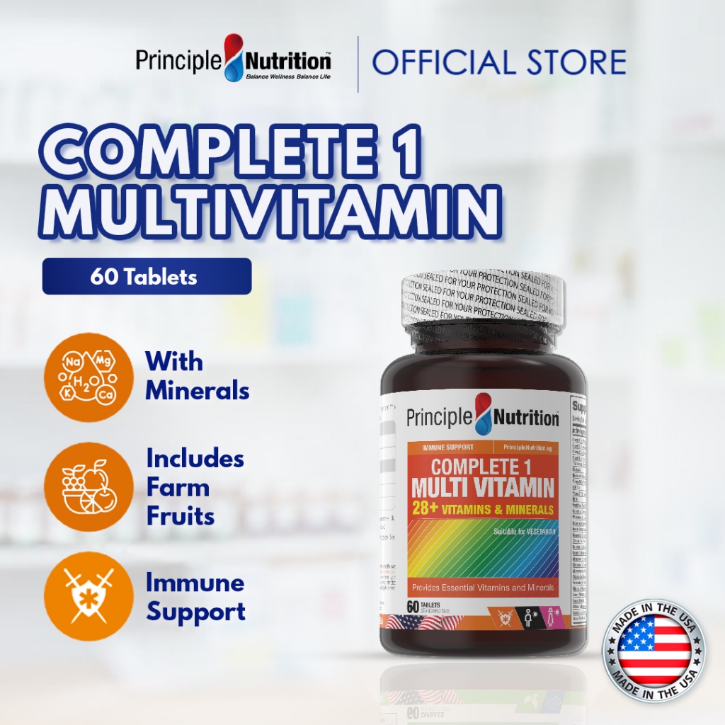 Principle Nutrition Complete 1 Multivitamin | 60S | Shopee Singapore