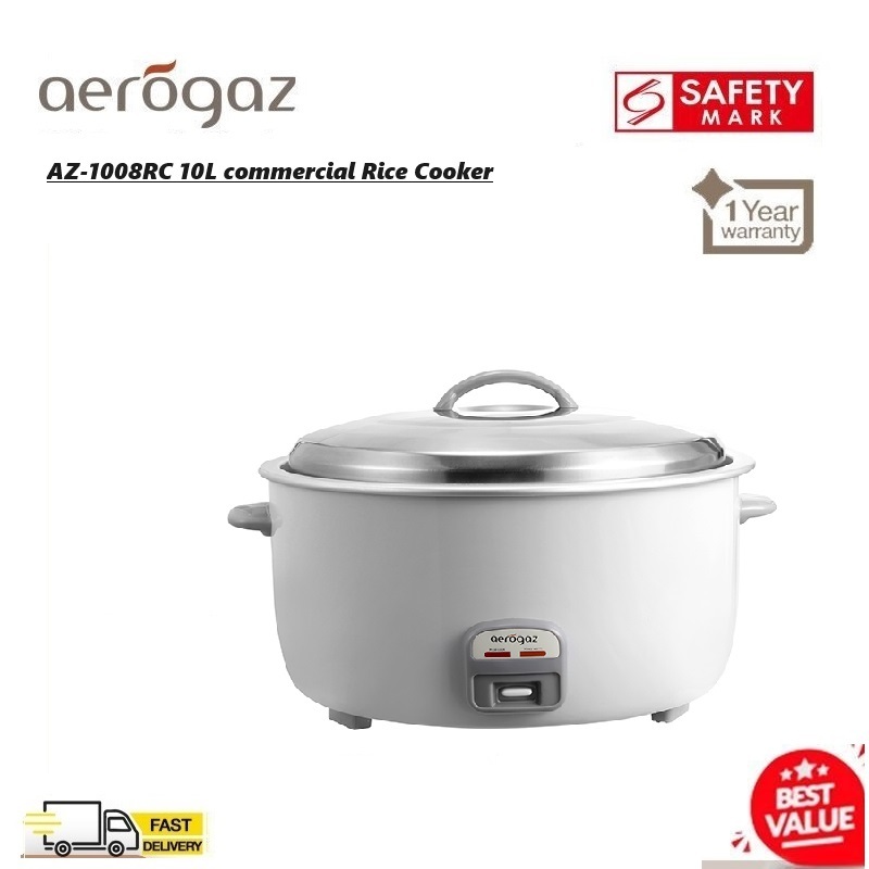 Aerogaz 10L commercial Rice Cooker AZ 1008RC | Shopee Singapore