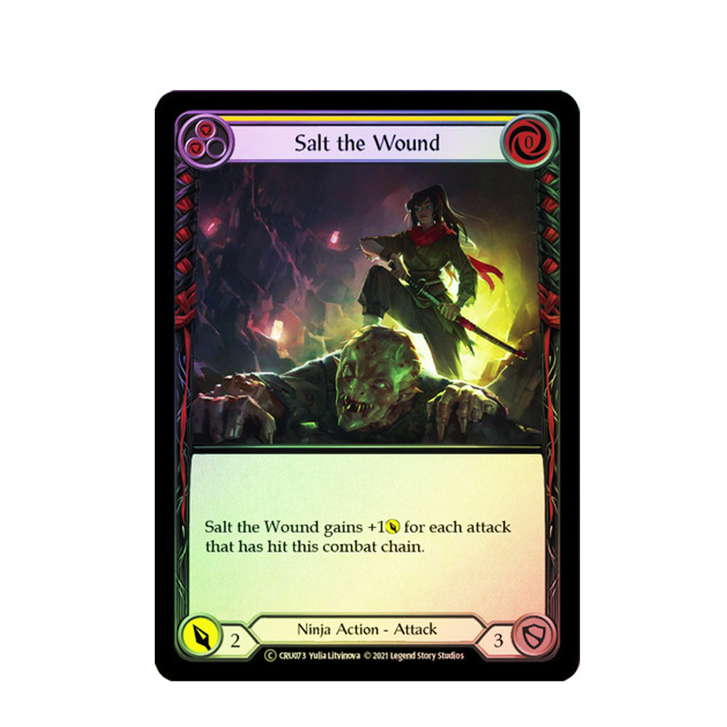 Flesh and Blood - Salt the Wound Card (Crucible of War Unlimited ...