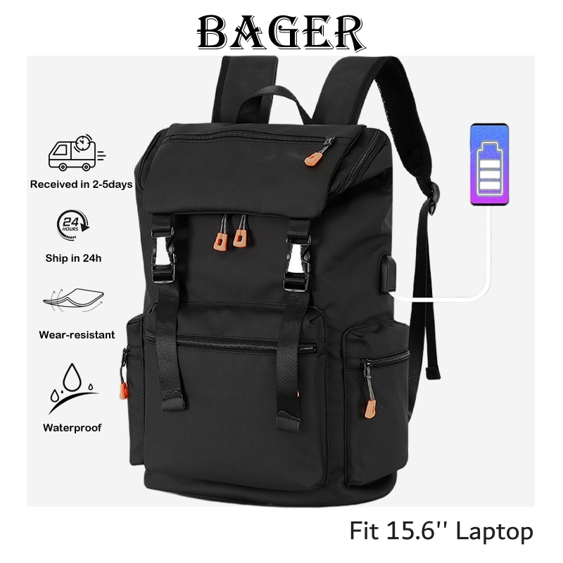 【SG Local】Large Backpack Lightweight Travel Laptop Backpack 15.6 inch ...