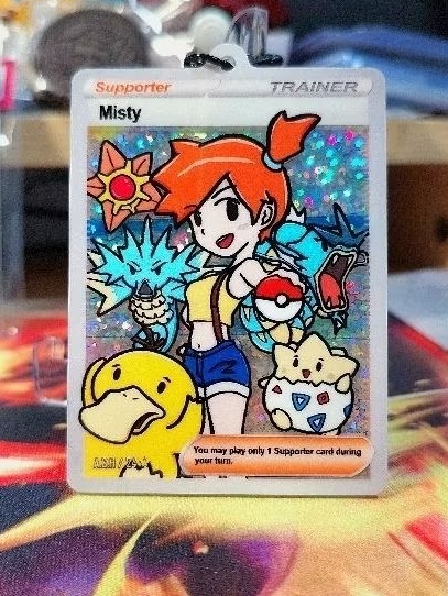 Pokemon Trainer TCG Collectible Keychain - Misty | Serena | Marnie ...