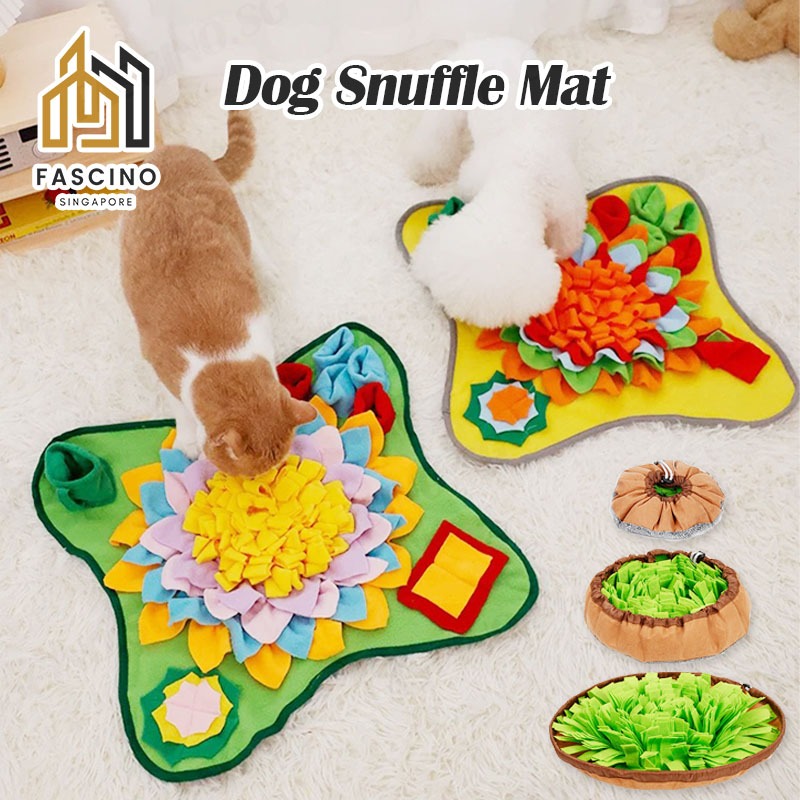 【SG】Pet Snuffle Mat Dog Smell Training Sniffing Pad Puppy Puzzle ...
