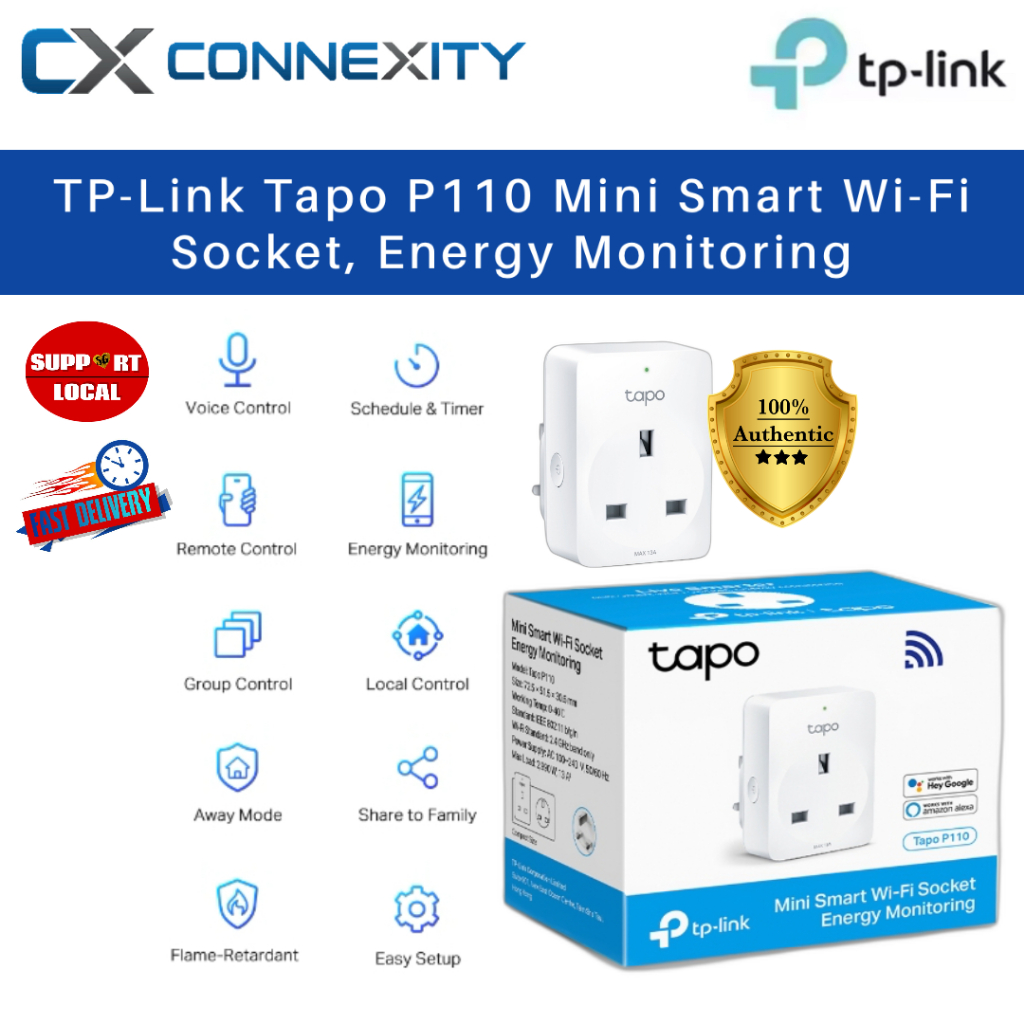 TP-LINK Tapo P110 TAPO P110 Mini Smart WIFI Socket P110 Socket ...