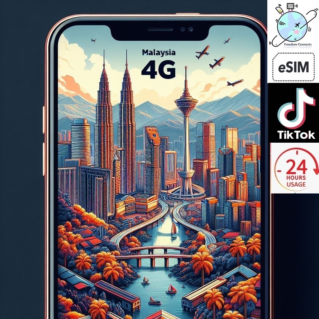 MALAYSIA eSIM 4G HIGH SPEED Unlimited DATA *24HRS USAGE* (1-30 DAYS) Daily/Total DATA (CAN TT ...