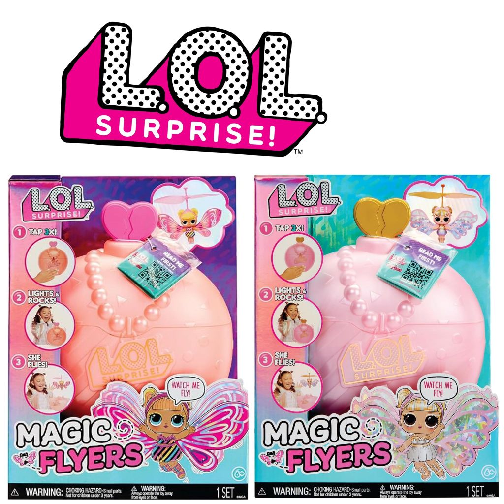 LOL Surprise Magic Flyers - Flutter Star - Hand-Controlled Flying Doll ...