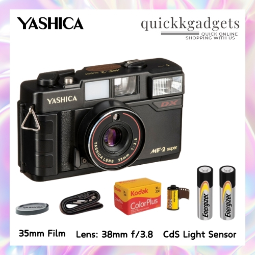 Yashica MF-2 Super Reusable 35mm Film Camera Premium Quality - 3 Months Warranty | Shopee Singapore