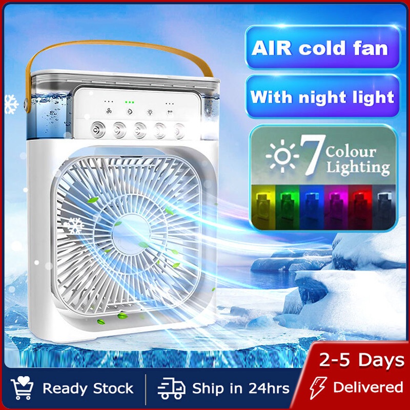 3 in 1 Mini Air Cooler USB Connection Portable Fan Humidifier Purifier ...