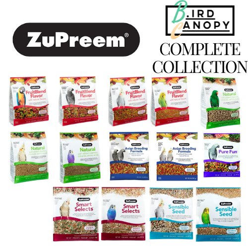 Complete Collection Zupreem Parrot Food By Bird Canopy | Shopee Singapore
