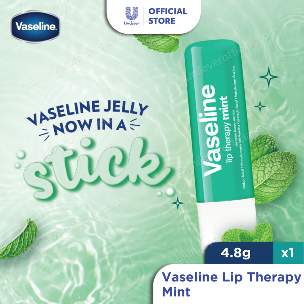 Vaseline Lip Therapy Mint 4.8g [EXP Oct 25] | Shopee Singapore