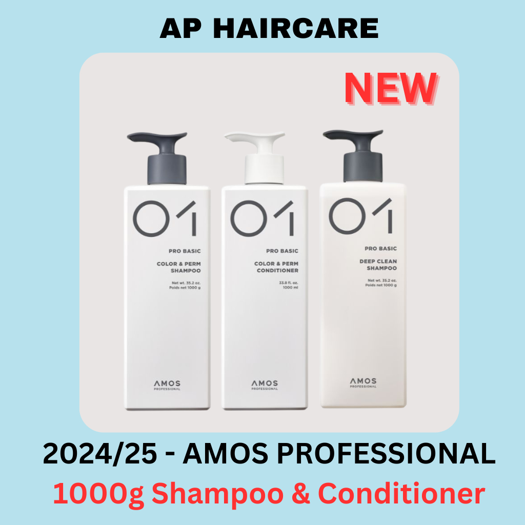 AMOS 2025 NEW DEEP CLEAN SHAMPOO 1000G NEW COLOR&PERM SHAMPOO 1000G ...